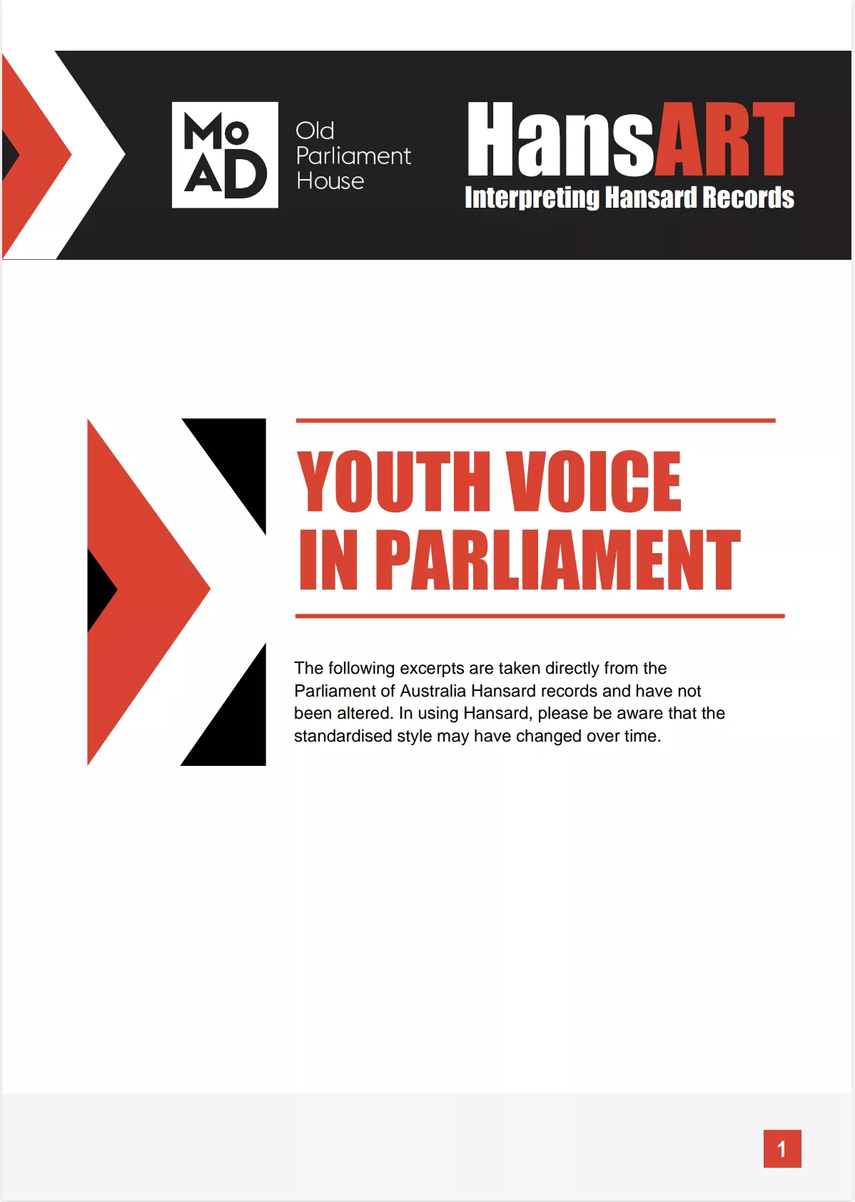 Interpreting Hansard Records - Learning Activities And Resources