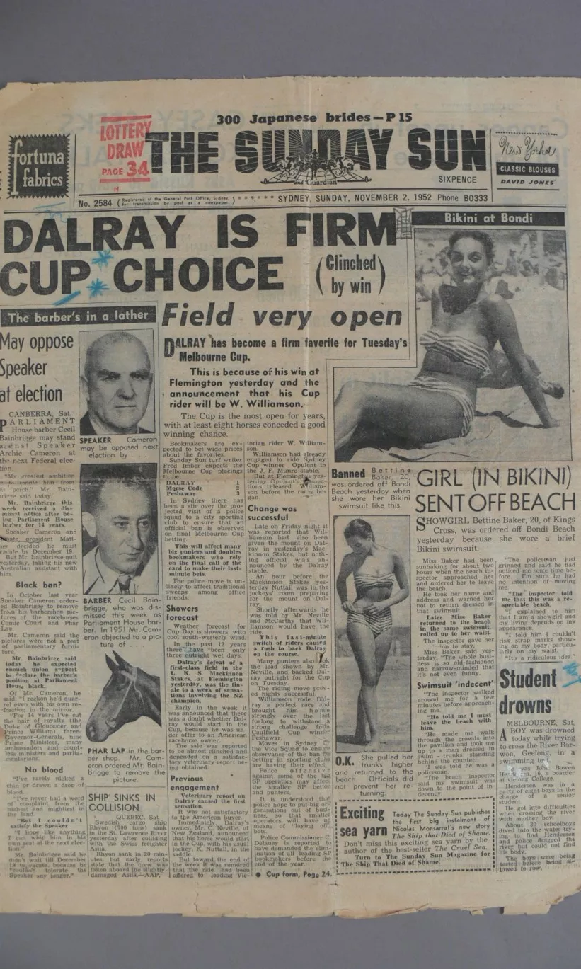 Archie Cameron's War on Phar Lap - MoAD History Stories